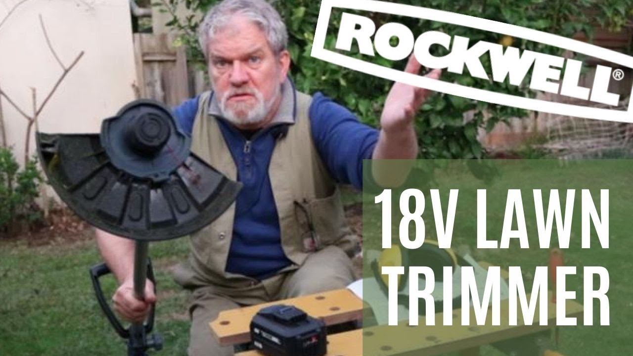 Rockwell 18V Lawn Trimmer - First impressions - YouTube