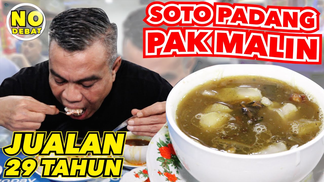 KULIDEL SOTO PADANG PAK MALIN - JUALAN 29 TAHUN - YouTube