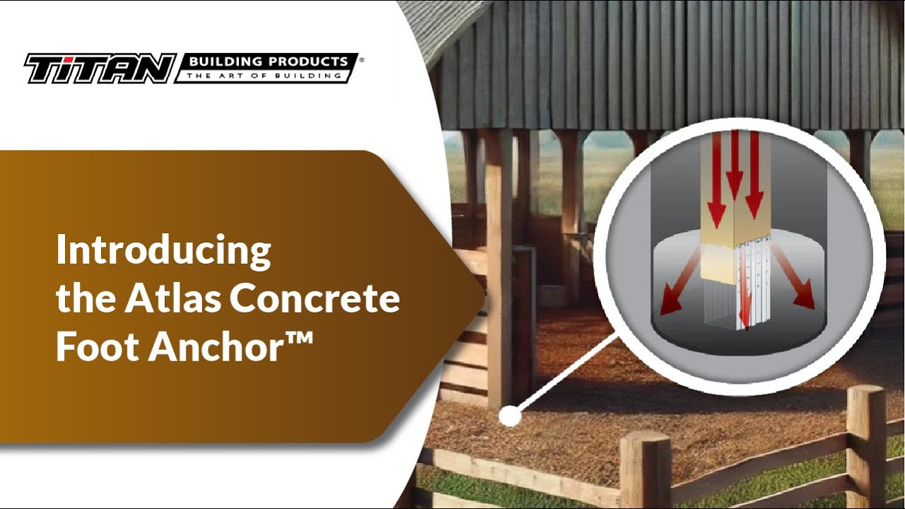 Introducing the Atlas Concrete Foot Anchor™ - YouTube