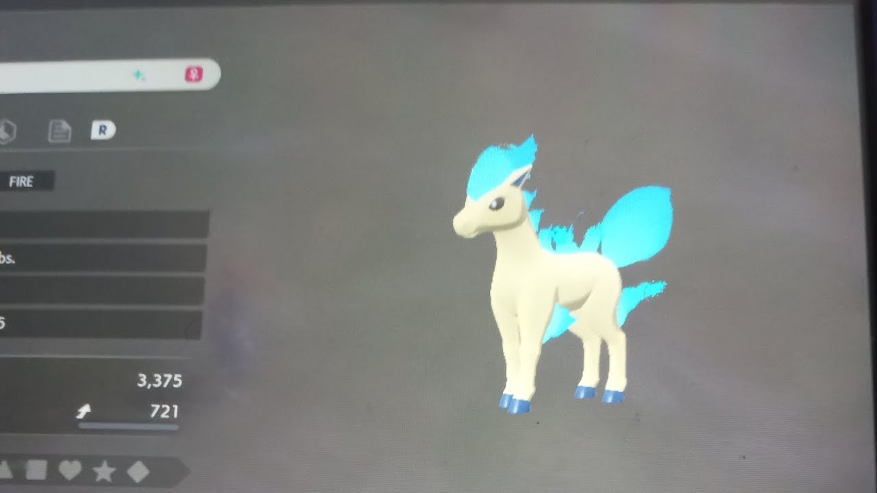 Shiny Ponyta in Pokemon Legends Arceus! - YouTube