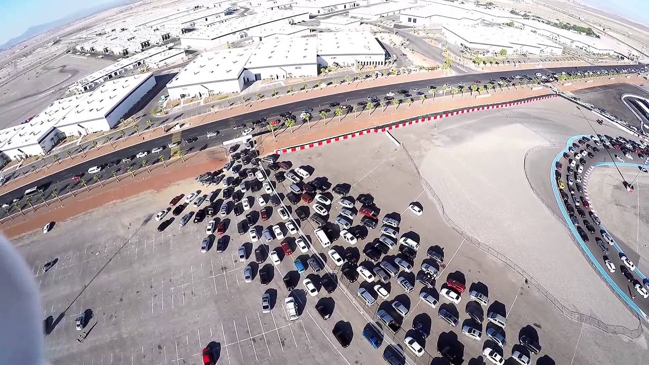 EDC Las Vegas parking lot traffic jam. Day 2. - YouTube