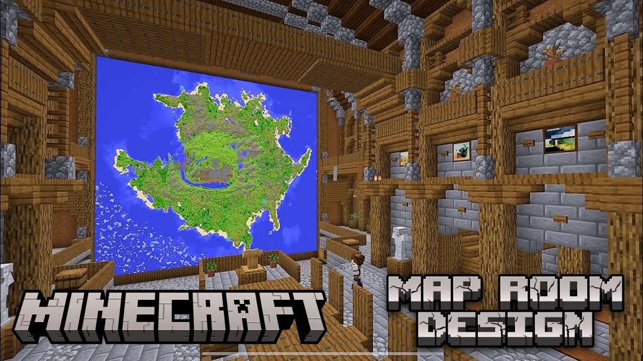 Map Room Design (MINECRAFT) - By Jeracraft - YouTube