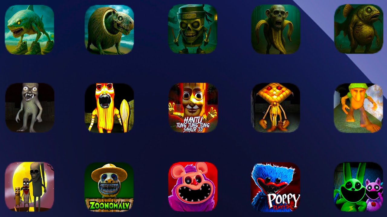 Tung Tung Sahur Horror, Lin Gang Melon, Roblox, Poppy Playtime ...