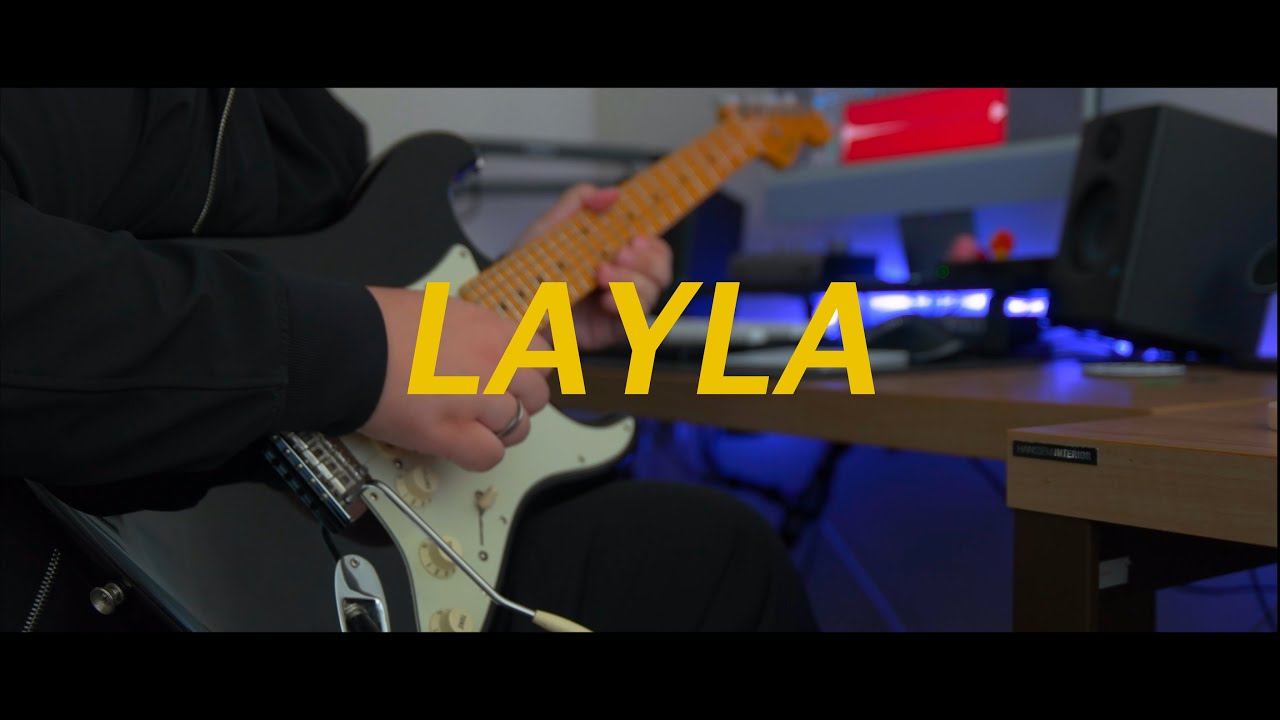 Layla - John Mayer&Eric Clapton ⌜Guitar Solo Cover⌟ - YouTube