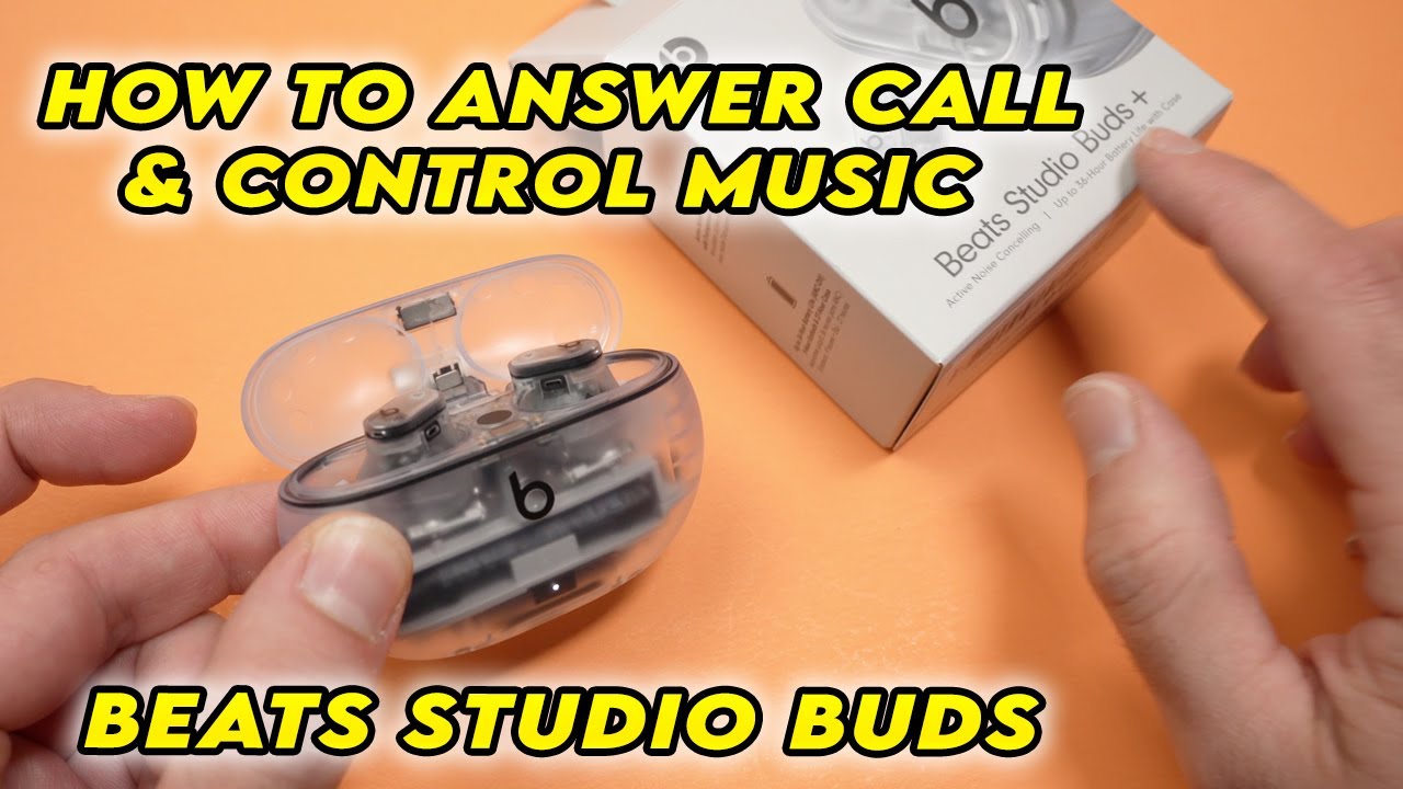 Beats Studio Buds: How to Answer Call & Control Your Music - YouTube
