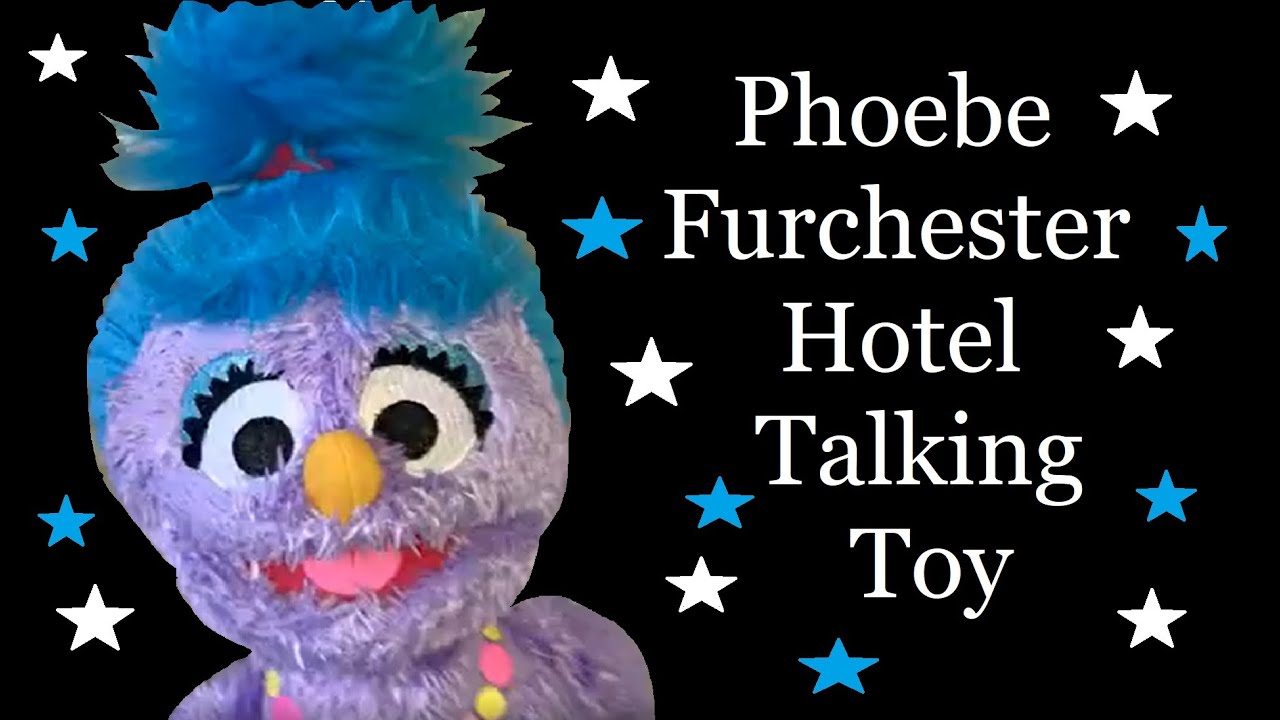 Phoebe Furchester Hotel Sesame Street C-Beebies Plush Talking Character ...