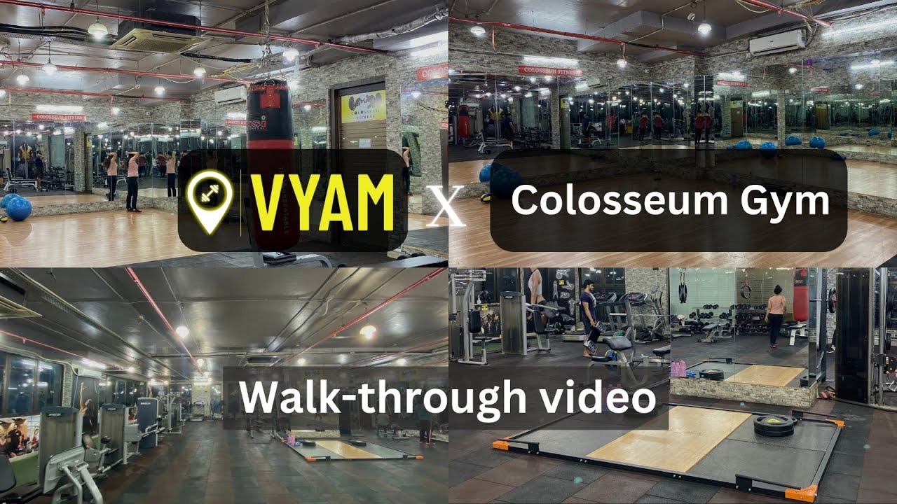 Colosseum GYM Kolkata | Walk-through video | Gym inside - YouTube