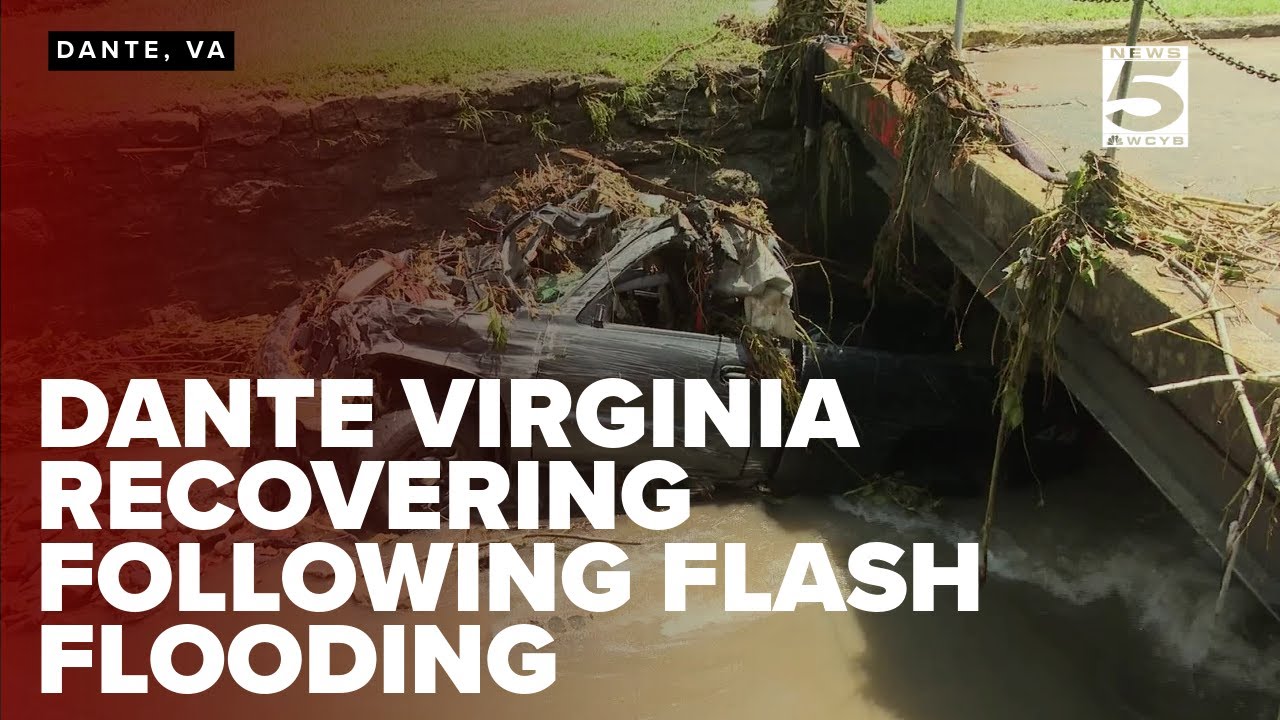 Dante, Virginia recovering from recent flash flooding - YouTube
