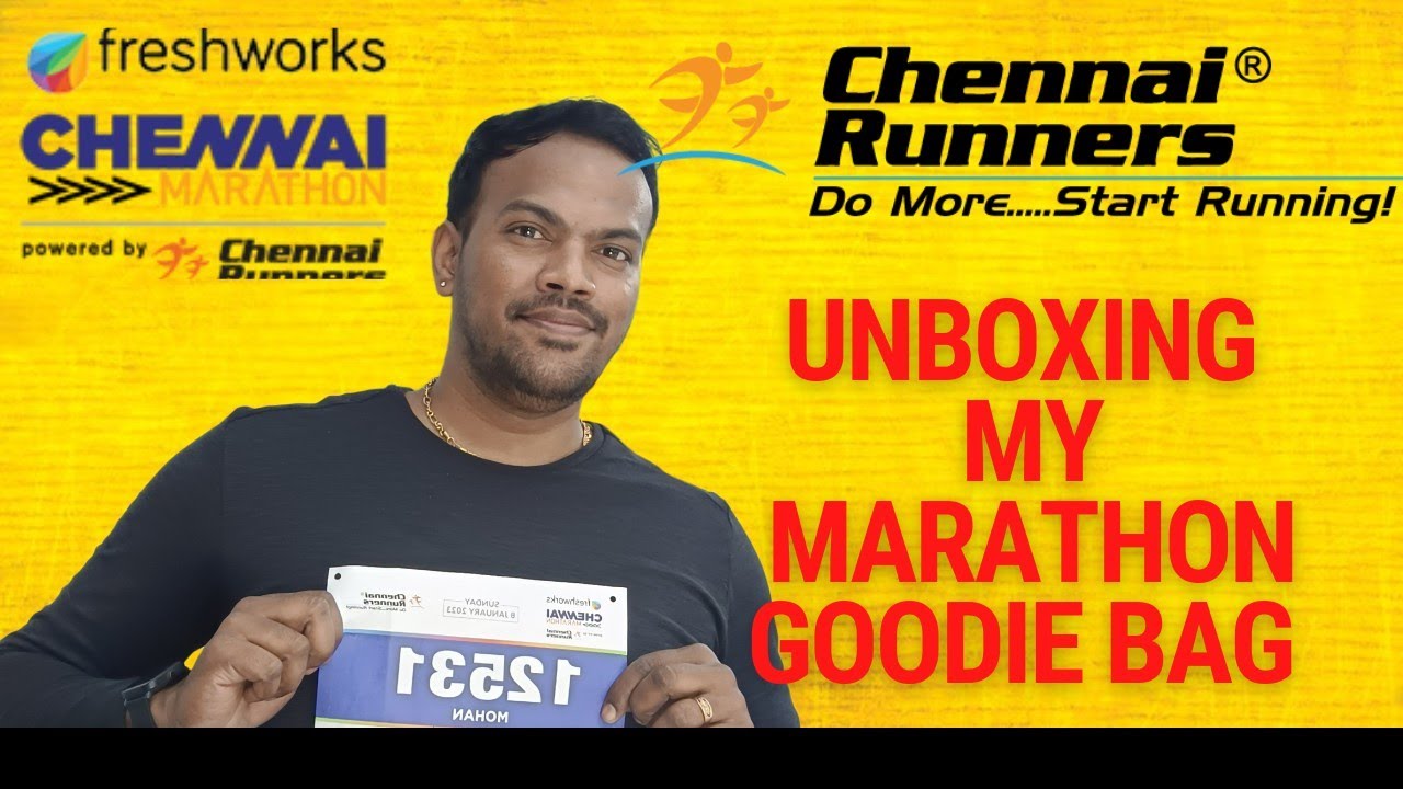 UNBOXING CHENNAI MARATHON 2023 RUNNING KIT BAG | FRESHWORKS - YouTube