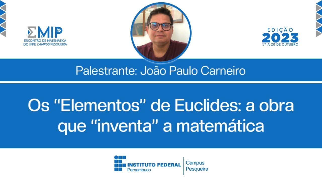 Os “Elementos” de Euclides: a obra que “inventa” a matemática - YouTube