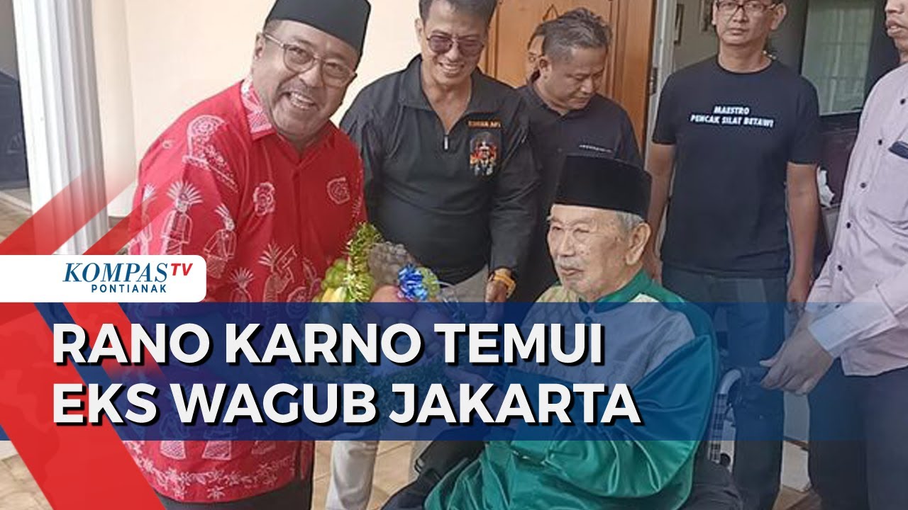 Bacawagub Rano Karno Temuk Mantan Wagub Jakarta Eddie Marzuki - YouTube