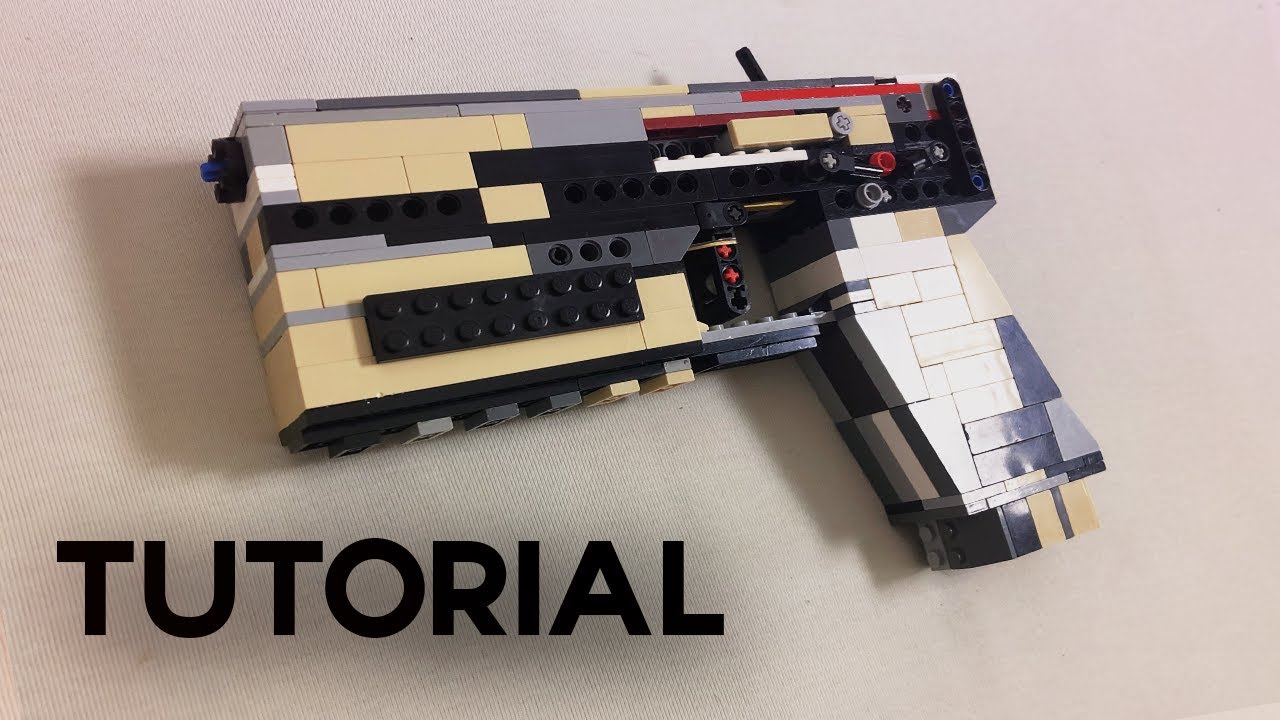 LEGO Full-Auto KAP-40 [Blowback Rubber Band Gun] Tutorial / Instruction ...