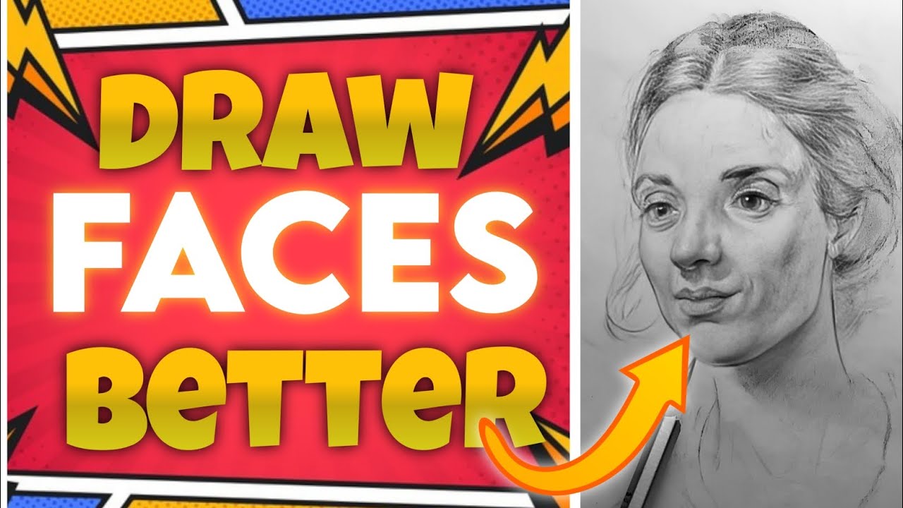 How to draw faces using loomis method? - YouTube