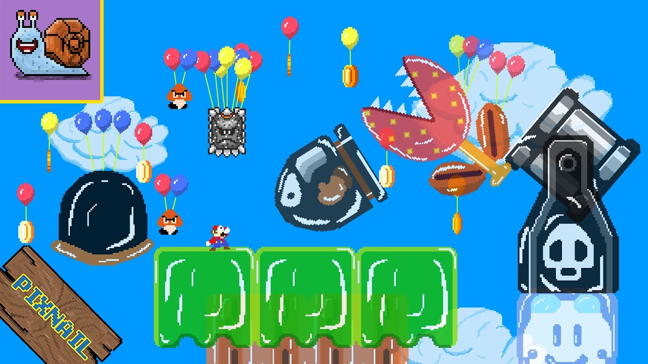 Super Mario vs Giant Balloon Enemies EP1.3 - YouTube