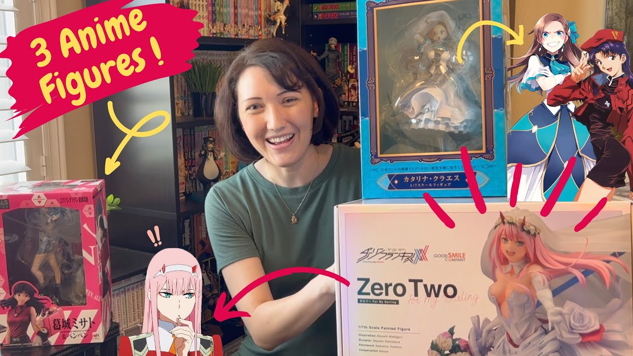 Figure Haul & Unboxing for 3 figures! || Zero Two Wedding dress figure ...