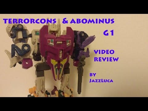 Terrorcons & Abominus Transformers G1 Combiner Videorecensione ITA ...