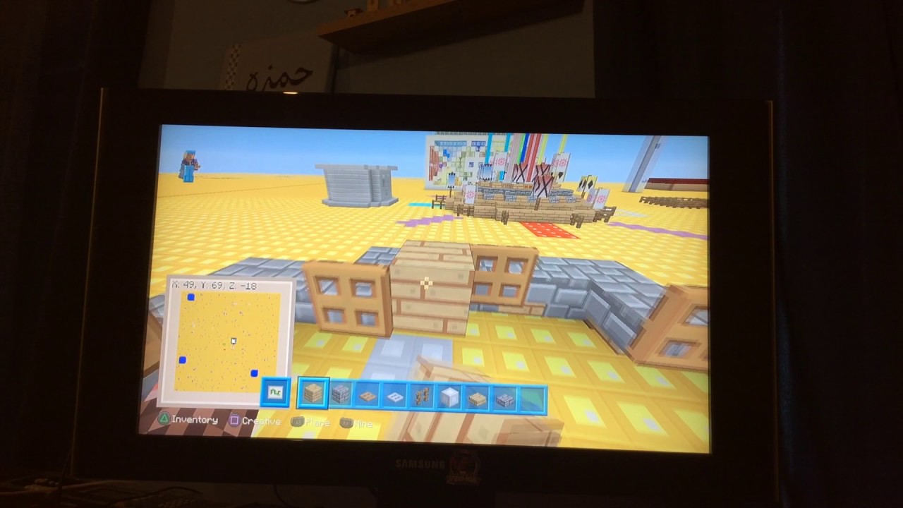 Minecraft building beacon town (ep 1) - YouTube