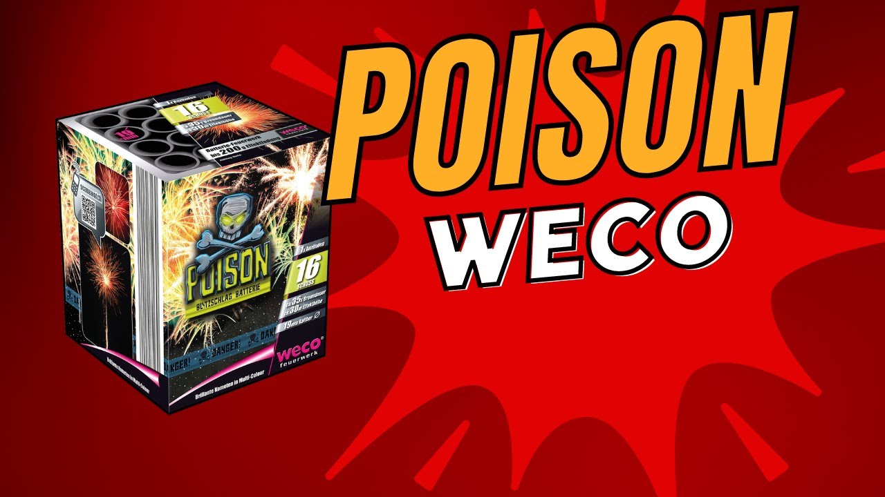 Poison Weco | Vuurwerk | Firework Cake | Aldi - YouTube