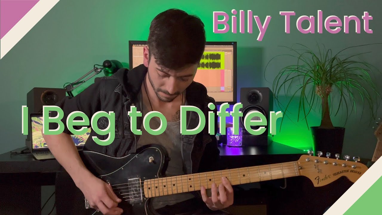Billy Talent - I Beg To Differ Guitar Cover - YouTube