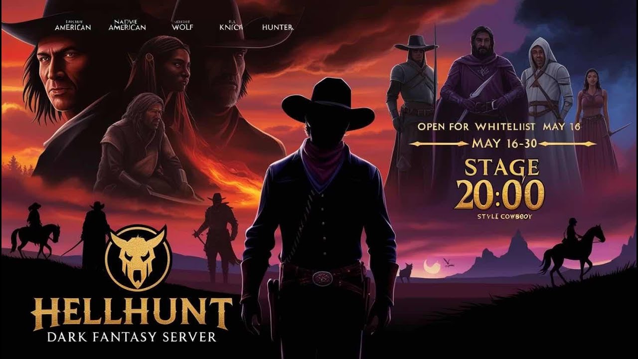 STAGE Hell Hunt REDM DARK FANTASY SERVER ! #HELLHUNTSRP - YouTube