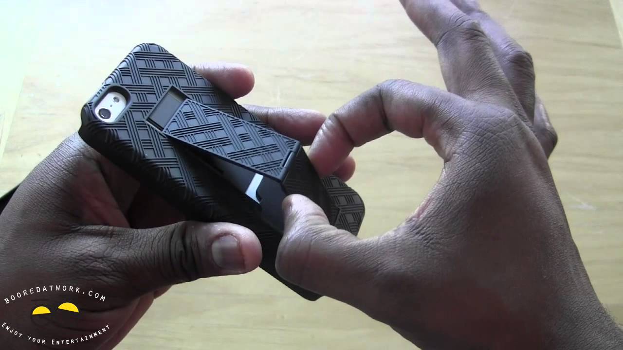iPhone 5 Shell Holster Combo Case Review-Wirelessground.com - YouTube