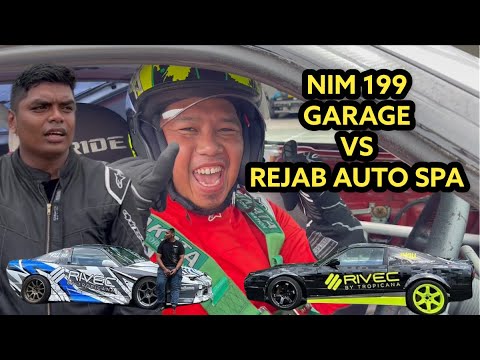 NIM 199 GARAGE VS REJAB AUTO SPA DRIFT - SIAPA LAGI POWER ? - YouTube