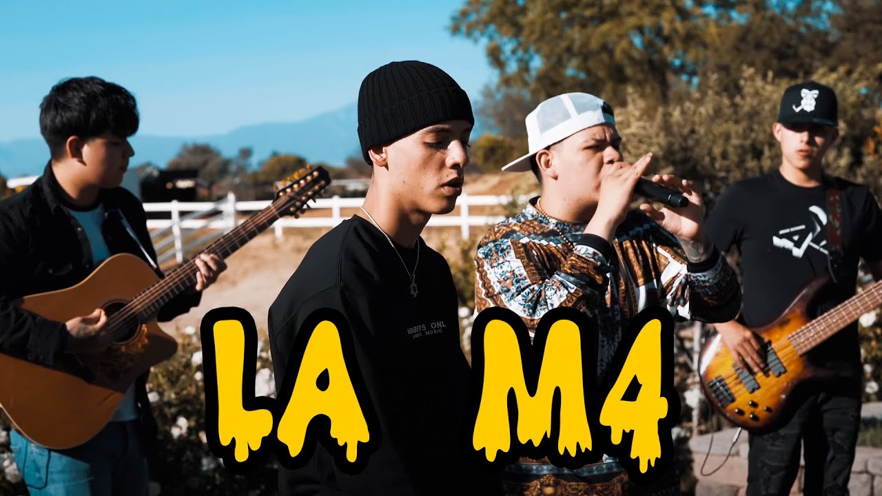 La M4 (En Vivo) - Junior H , Natanael Cano | Letra - YouTube