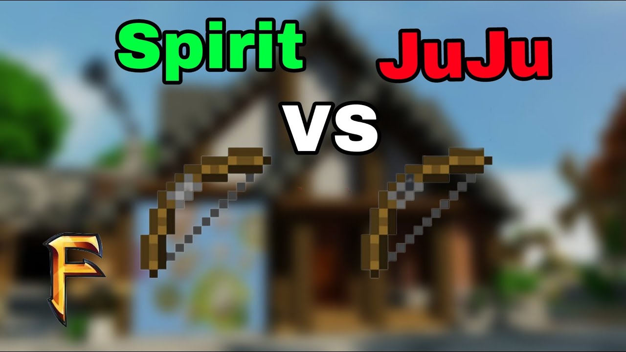 Spirit Bow VS Juju Bow In Fakepixel Skyblock - YouTube