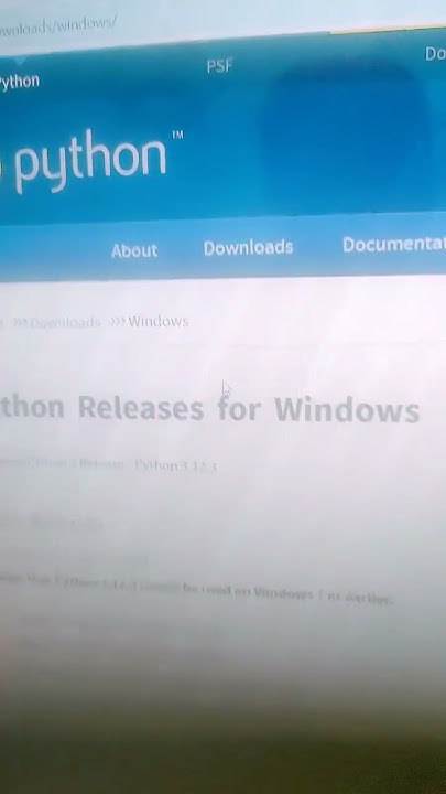 How to download python in laptop window 11 - YouTube