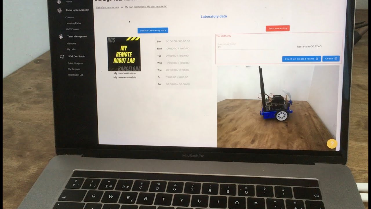 How to create a remote real robot lab in 5 minutes - YouTube
