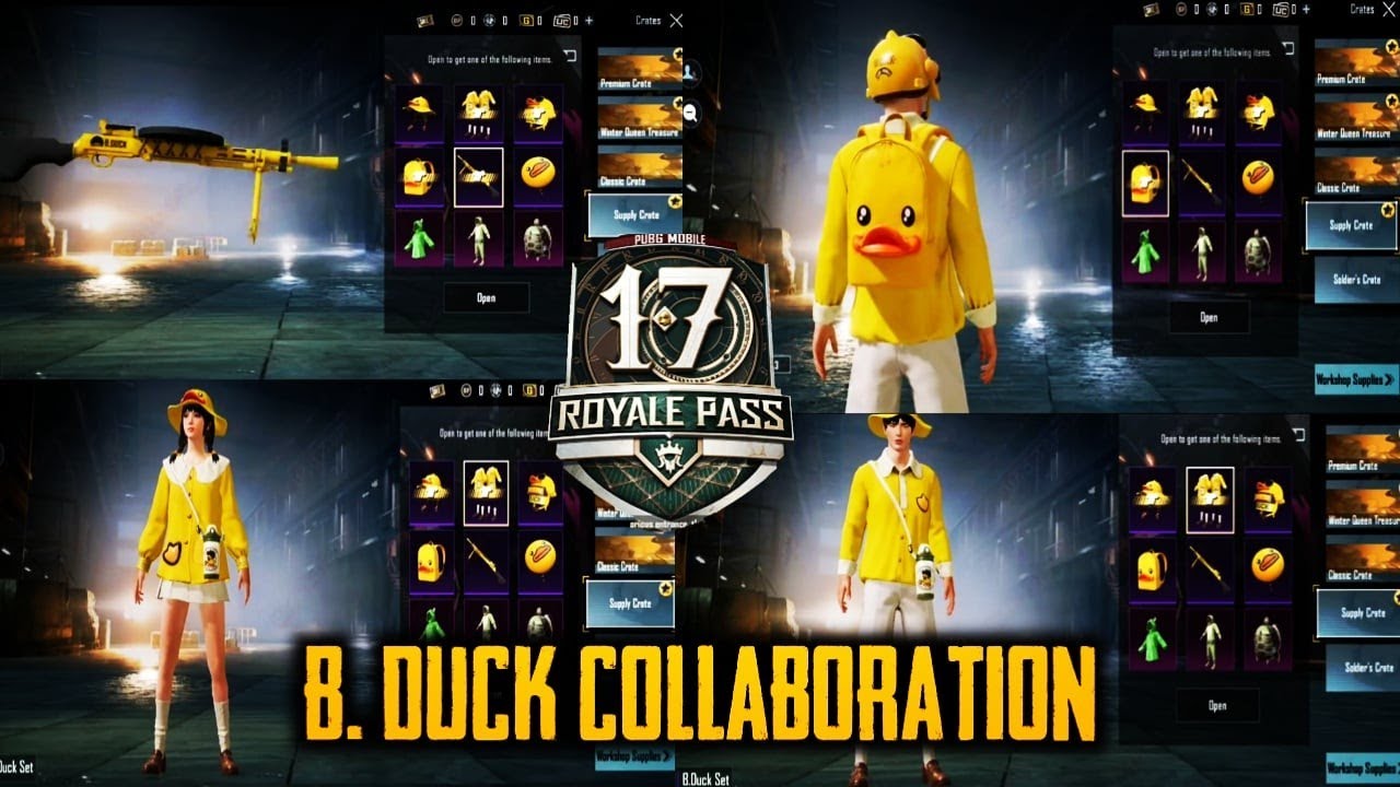 PUBG MOBILE | B.DUCK COLLABORATION CREATE - YouTube