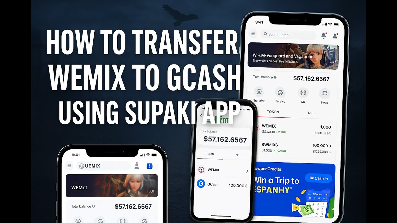 HOW TO TRANSFER WEMIX TO GCASH USING SUPAKI APP (NO LONGER WORKING ...