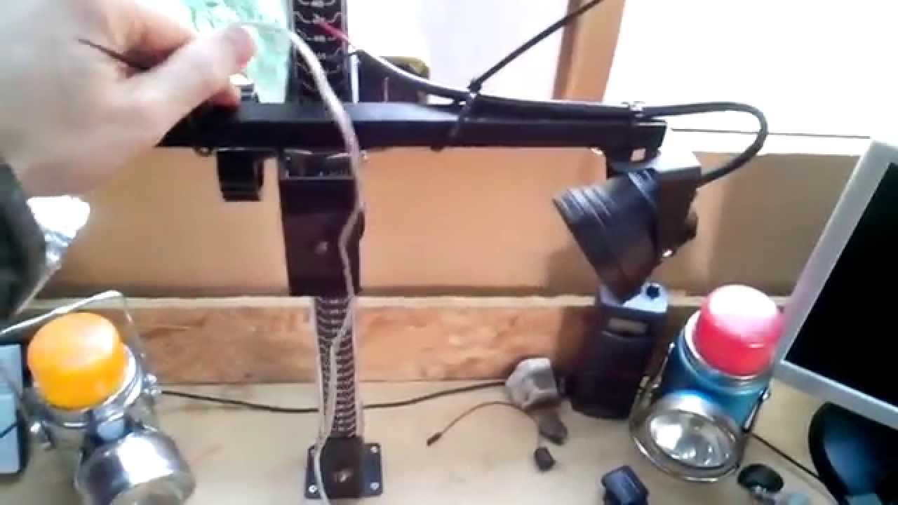 My Diy video lighting boom and sj4000 camera setup - YouTube