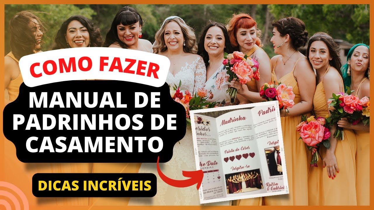 COMO FAZER O MANUAL PARA PADRINHOS DE CASAMENTO - O que colocar no ...
