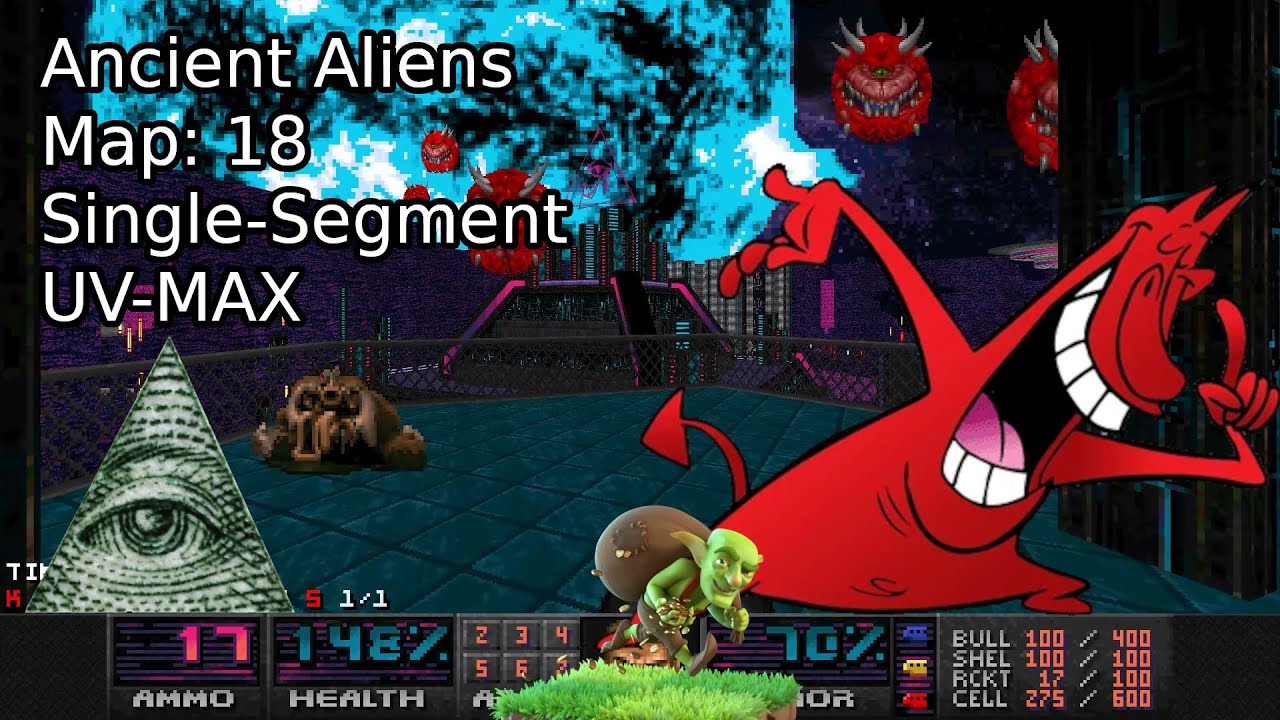 Ancient Aliens Map 18 "Illuminati Revealed" UV MAX [DOOM II] - YouTube
