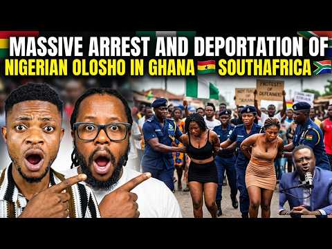NIGERIANS🇳🇬 IN GHANA ON THE RUN🏃‍♂️🙆‍♀️AS GHANA DECLEARS OPERATION DEPORT&ARREST ALL OLOSHO