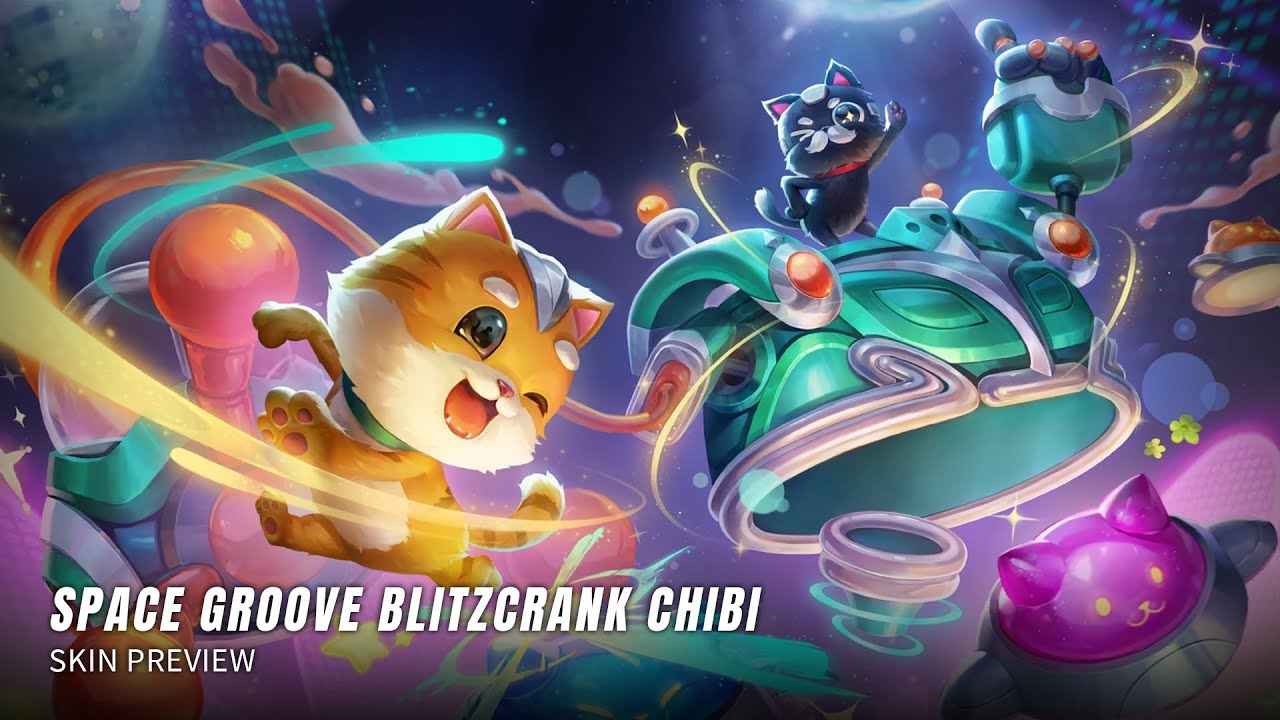 Space Groove Chibi Blitzcrank Preview – Teamfight Tactics: Golden ...