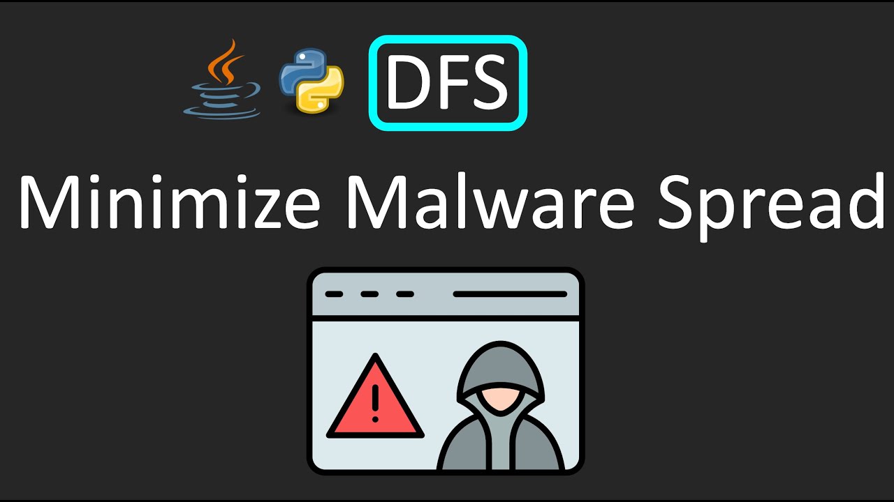 Leetcode 924 Minimize Malware Spread Dfs Python Java Youtube 3308