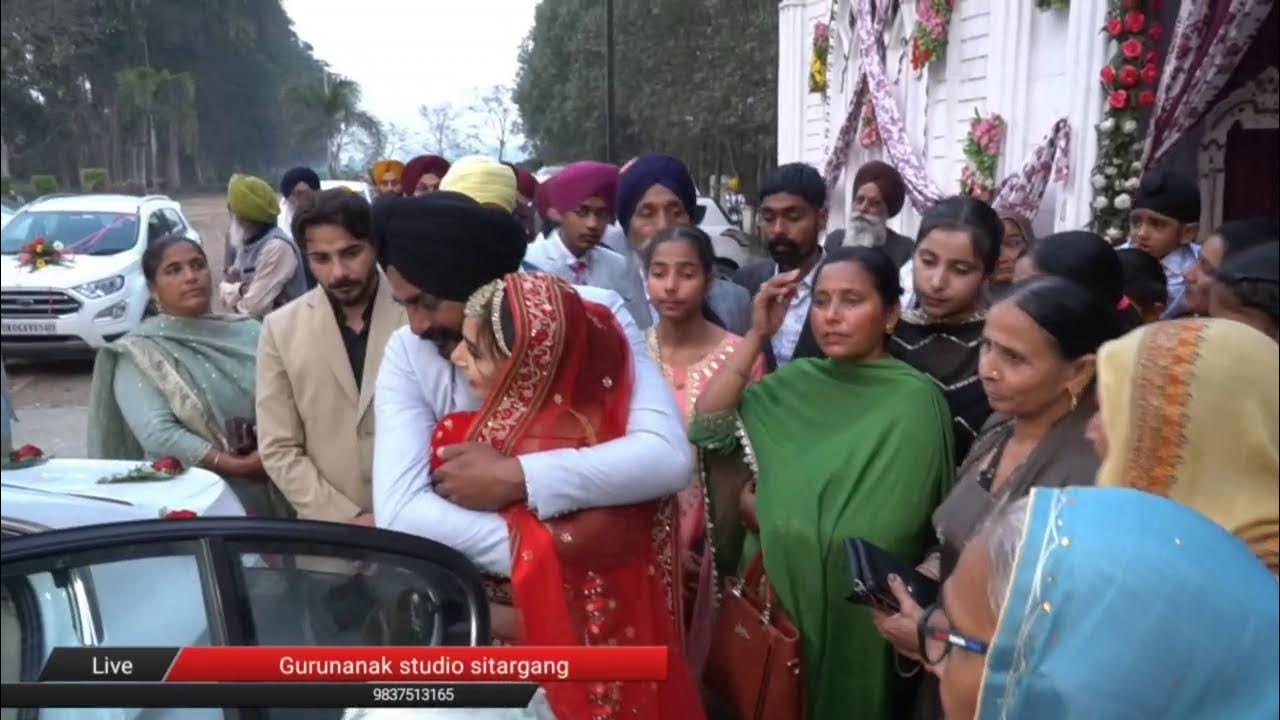 Live on wedding ceremony satinder Singh Simranjeet kaur - YouTube