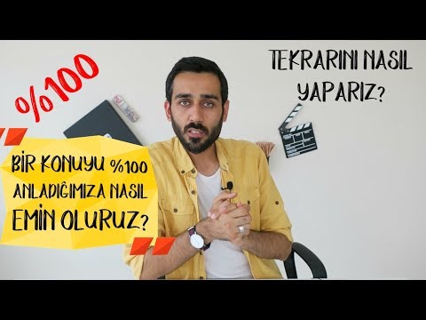 Bir Konuyu %100 Anladığımıza Nasıl Emin Oluruz?| Tekrarını Nasıl Yaparız? [PK7]