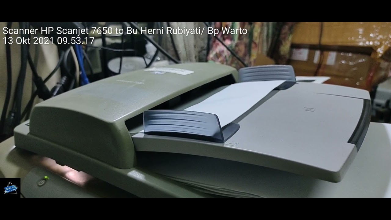 Scanner HP Scanjet 6750 bisa Adf dan platbed - YouTube