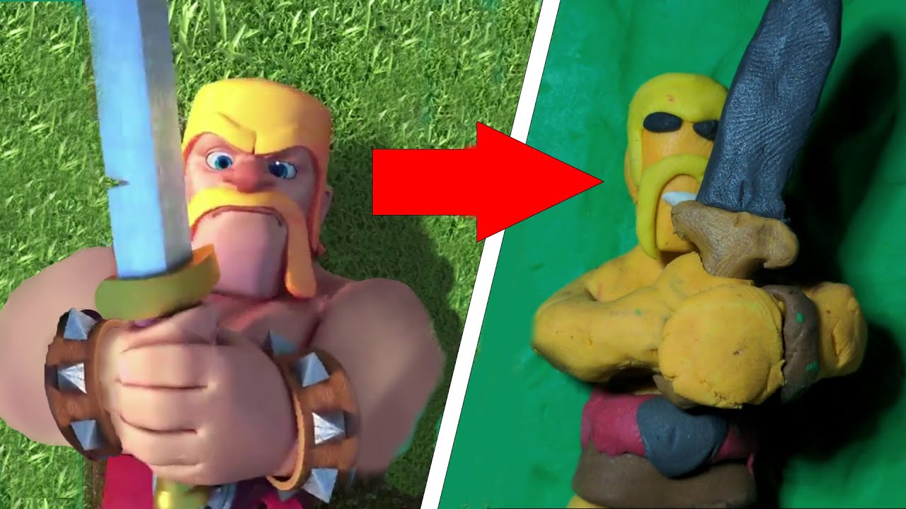I recreated the Clash Of Clans Animation As A Stop Motion - YouTube