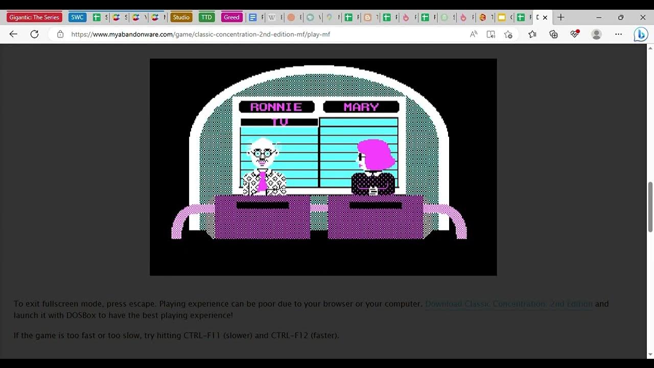 Classic Concentration S2 E9 - YouTube