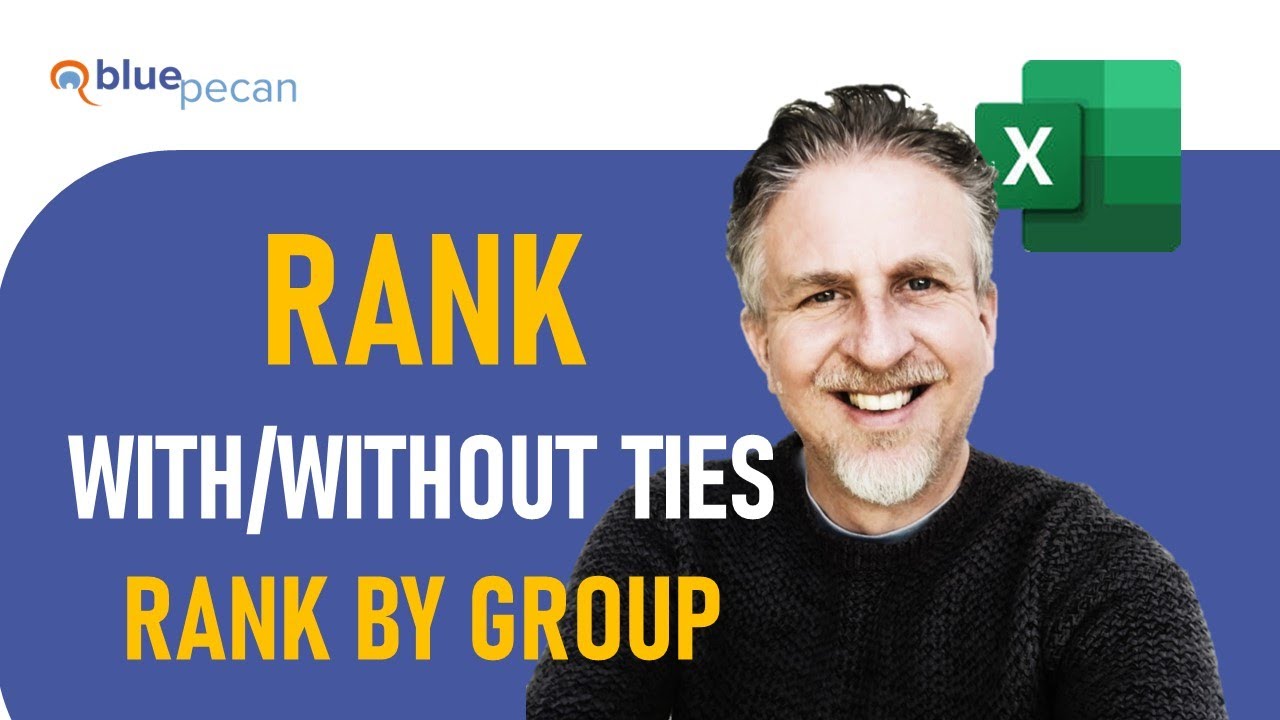 Rank Scores In Excel With Or Without Ties Rank By Group RANK IF Rank Scores In Excel With Or Without Ties Rank By Group RANK IF