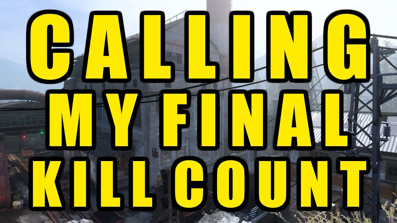 COD Modern Warfare: CALLING MY FINAL KILL COUNT - YouTube