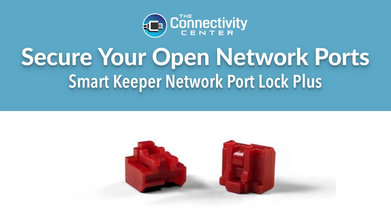 Smart Keeper Network Port Lock Plus - YouTube