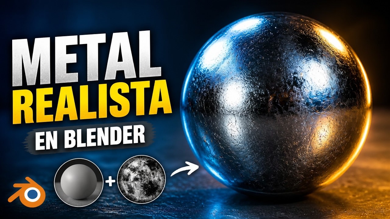 Blender: Textura de METAL Realista y Fácil ⚙️ - YouTube