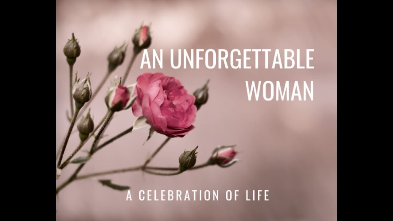 Celebration Of Life - Rosa Batstone - YouTube