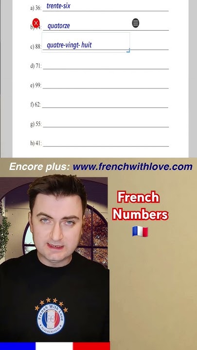 PRACTICE FRENCH NUMBERS 1-100 | Nombres en français #francais # ...