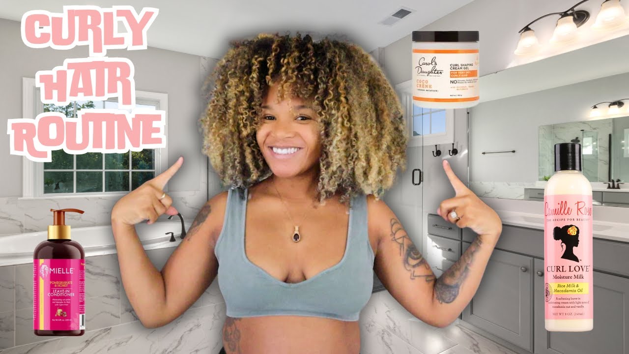 Summer Curly Girl Natural Hair Routine | Wash Day - YouTube